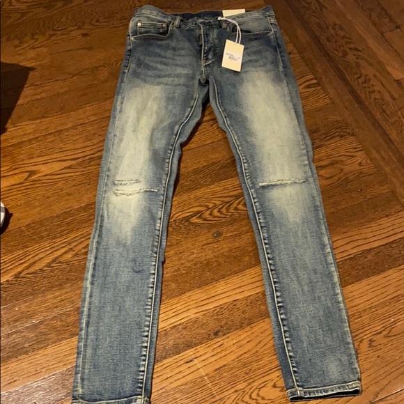 MNML | Jeans | Mnml Mens Distressed Denim Jeans 3 S34 | Poshmark